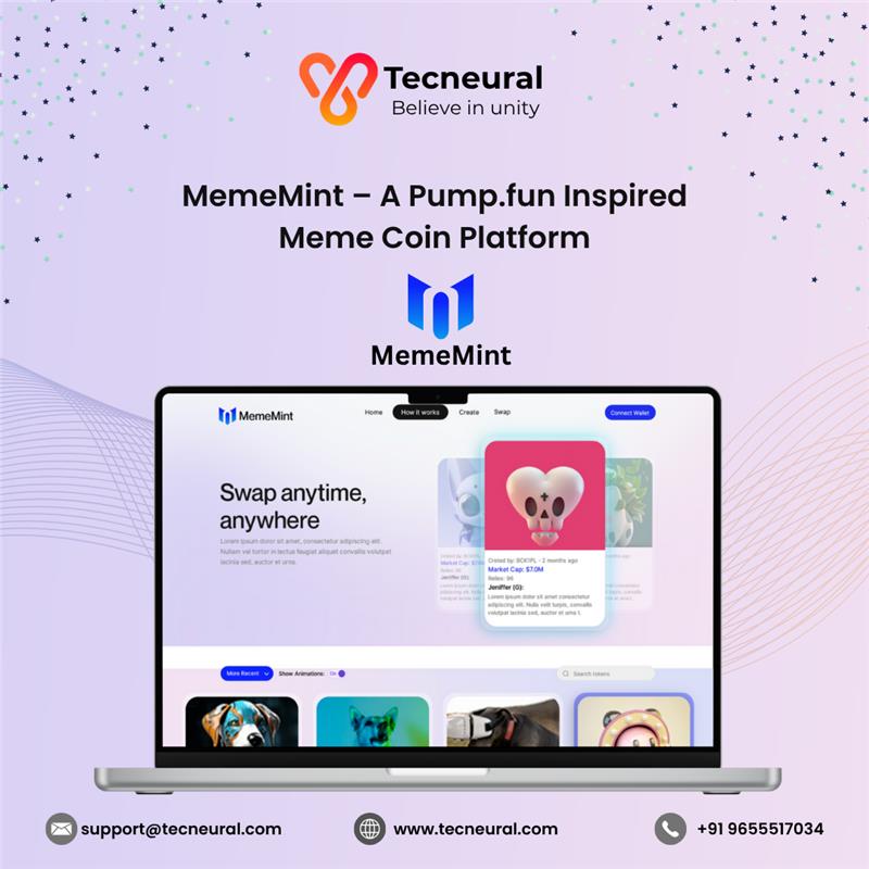 No-Code Solana Meme Coin Generator for Creators | MemeMint by Tecneural